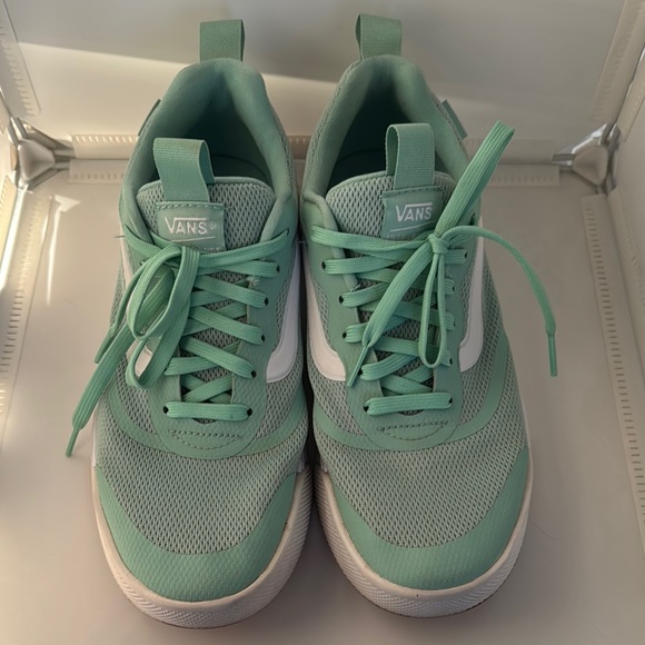 Vans | Shoes | Vans Pastel Green Athletic Shoes | Poshmark